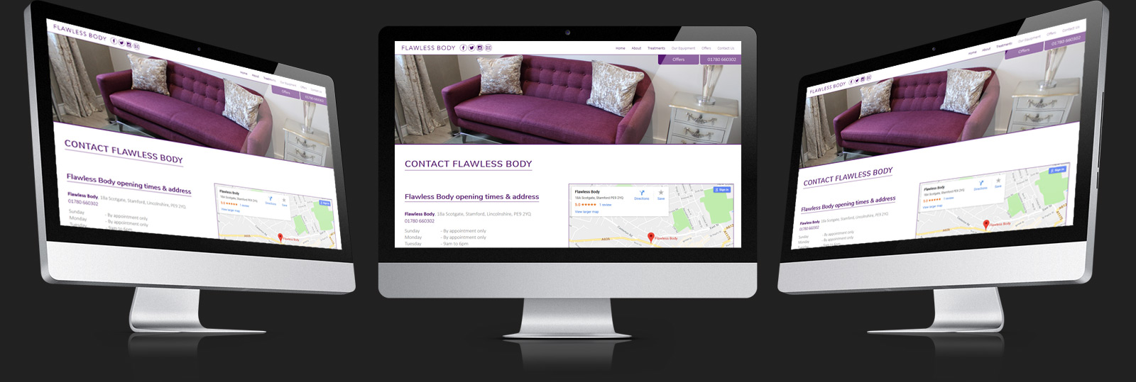 Flawless Body by BJ Creative | Stamford Web Design